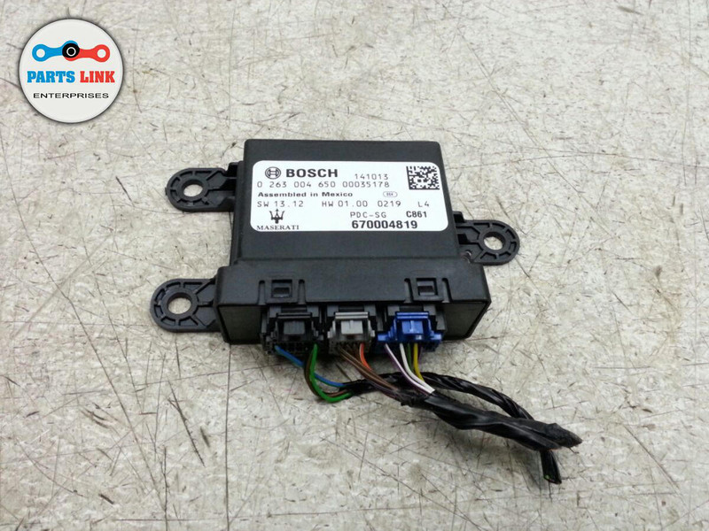 14-17 MASERATI QUATTROPORTE Q4 M156 PARK PARKING MODULE SENSOR CONTROL ...