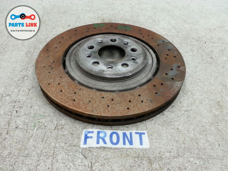 14-17 MASERATI QUATTROPORTE Q4 M156 FRONT BRAKE ROTOR DISC WHEEL RIGHT ...