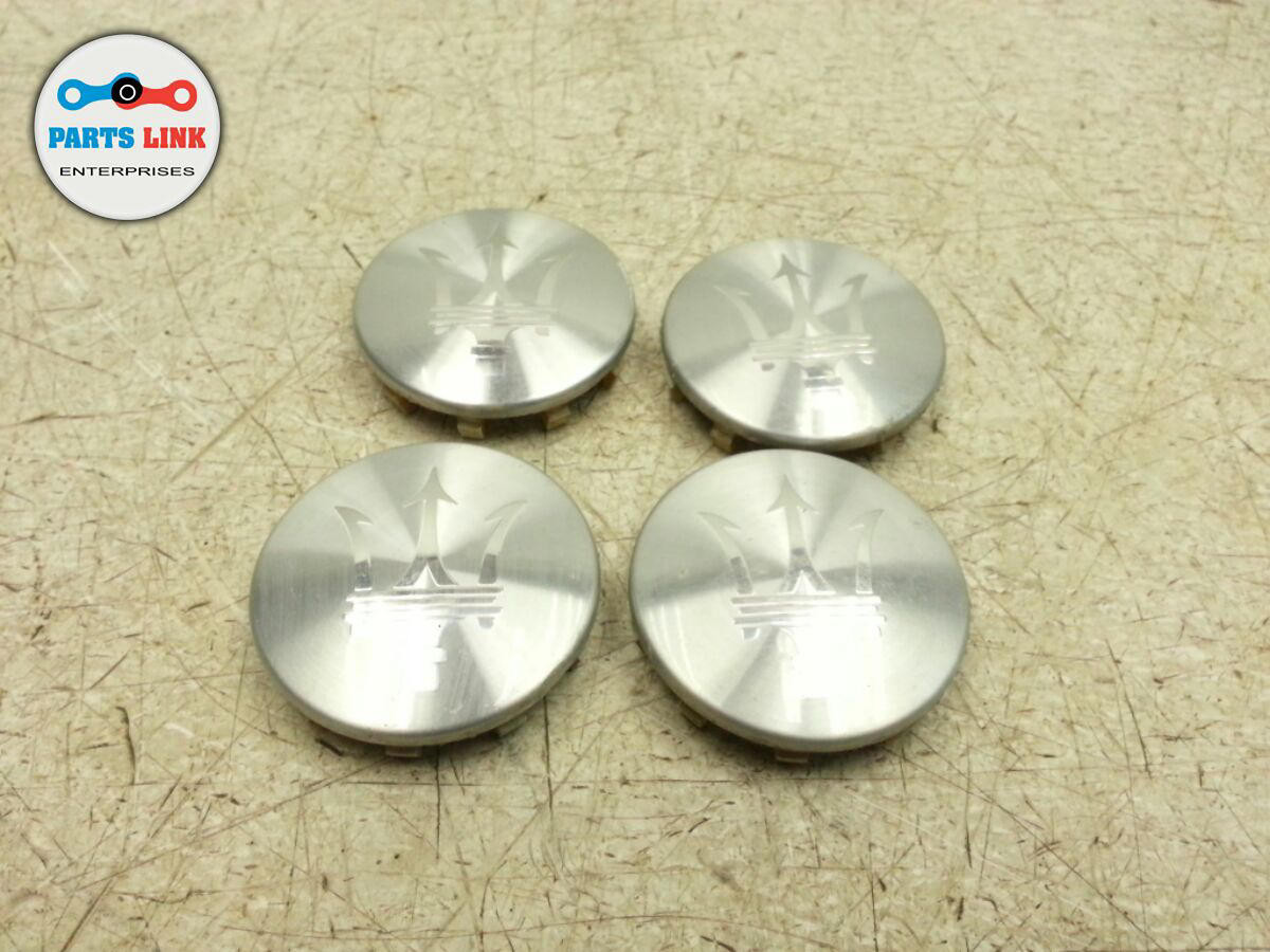 14-17 MASERATI QUATTROPORTE Q4 20" WHEEL CENTER CAPS SILVER RIM HUB CAP ...