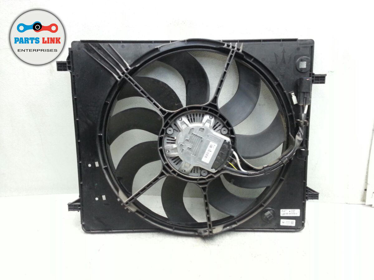 2014-17 MASERATI QUATTROPORTE ENGINE COOLING RADIATOR ELECTRIC MOTOR ...
