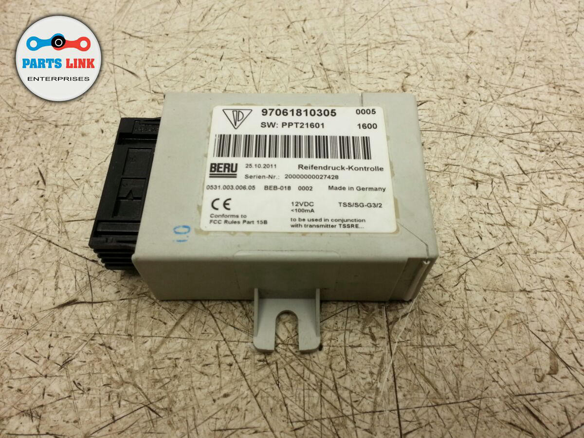 2010-2013 PORSCHE PANAMERA 970 TPMS MODULE TIRE PRESSURE MONITOR ...