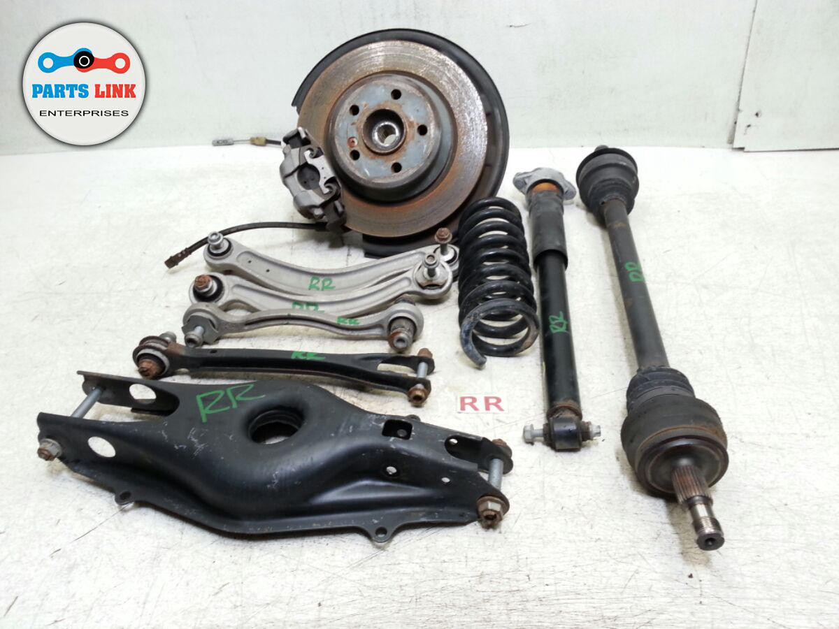 10-16 MERCEDES W212 E350 REAR RIGHT KNEE CALIPER KNUCKLE STRUT AXLE ARM ...