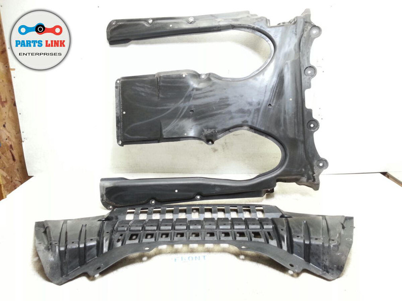 08-10 MERCEDES CL63 AMG W216 FRONT REAR UNDER ENGINE COVER SPLASH ...