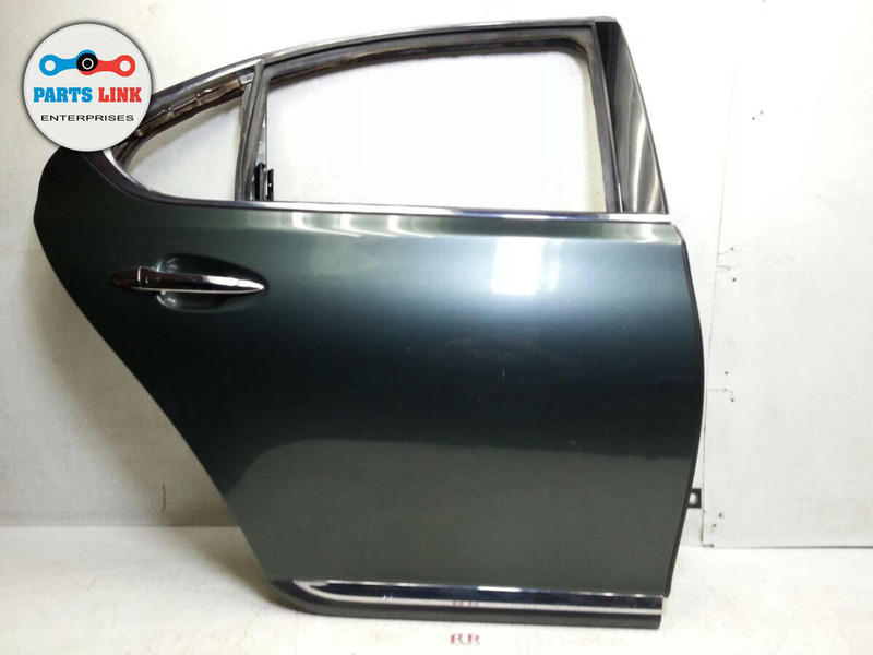 07-17 LEXUS LS460 REAR RIGHT PASSENGER DOOR SWB SHELL SKIN FRAME GREEN ...
