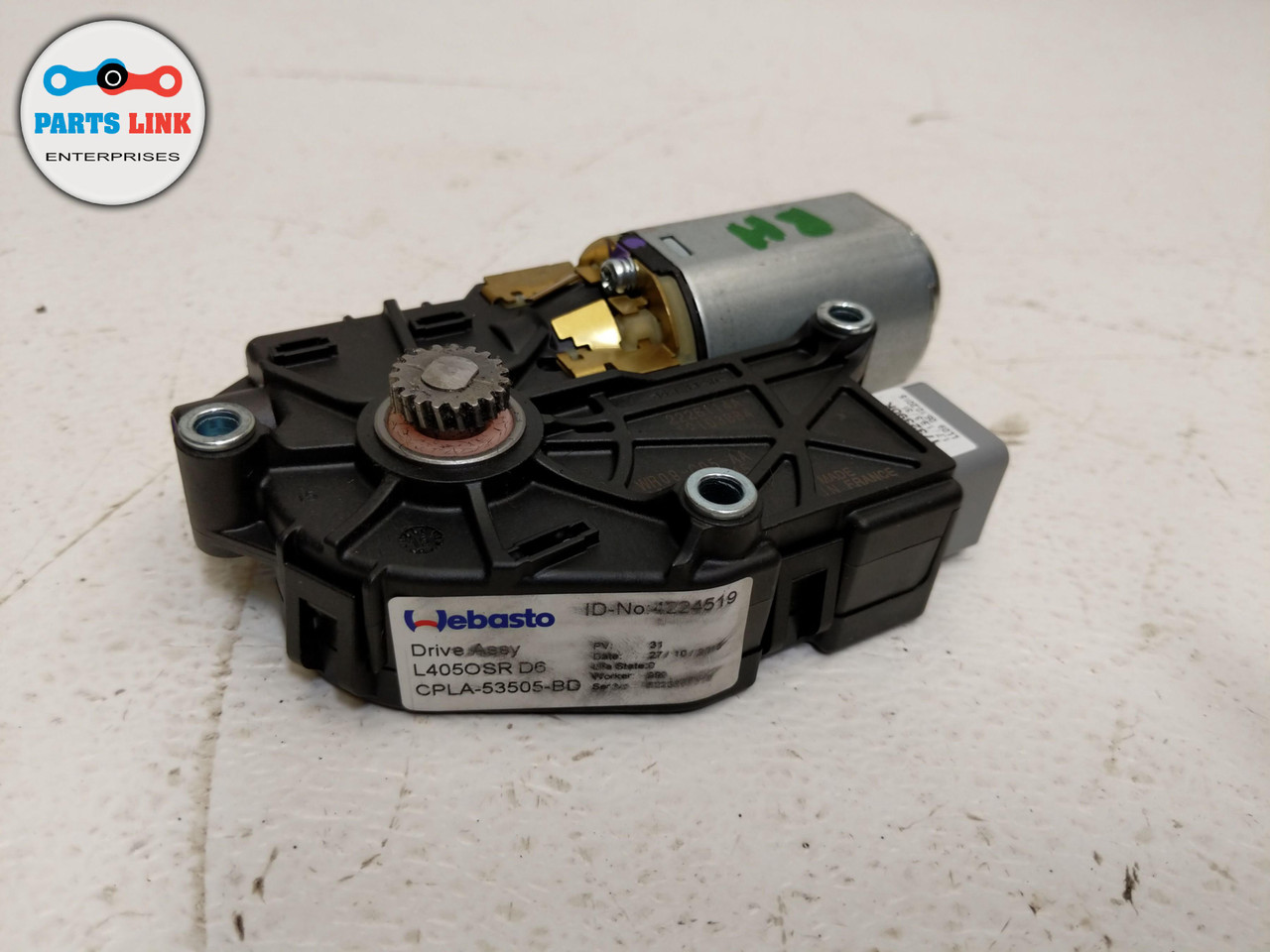 2013-2021 RANGE ROVER L405 PANORAMIC SUN ROOF MOON GLASS DRIVE MOTOR ...