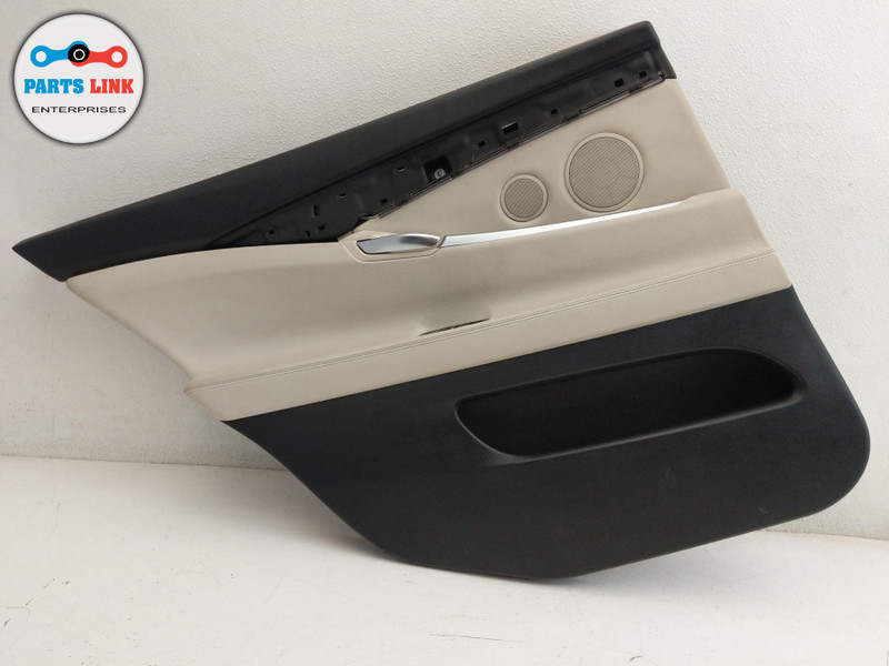 2010-2017 BMW 550I GT F07 REAR DRIVER INTERIOR DOOR PANEL W/ WINDOW ...