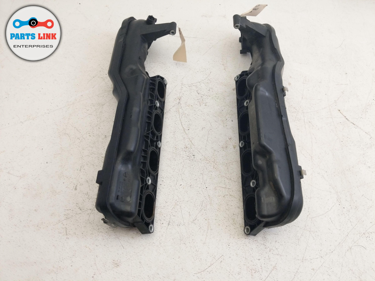 10-17 BMW 550I GT F07 4.4L LEFT RIGHT AIR INTAKE MANIFOLD TURBO PIPE ...