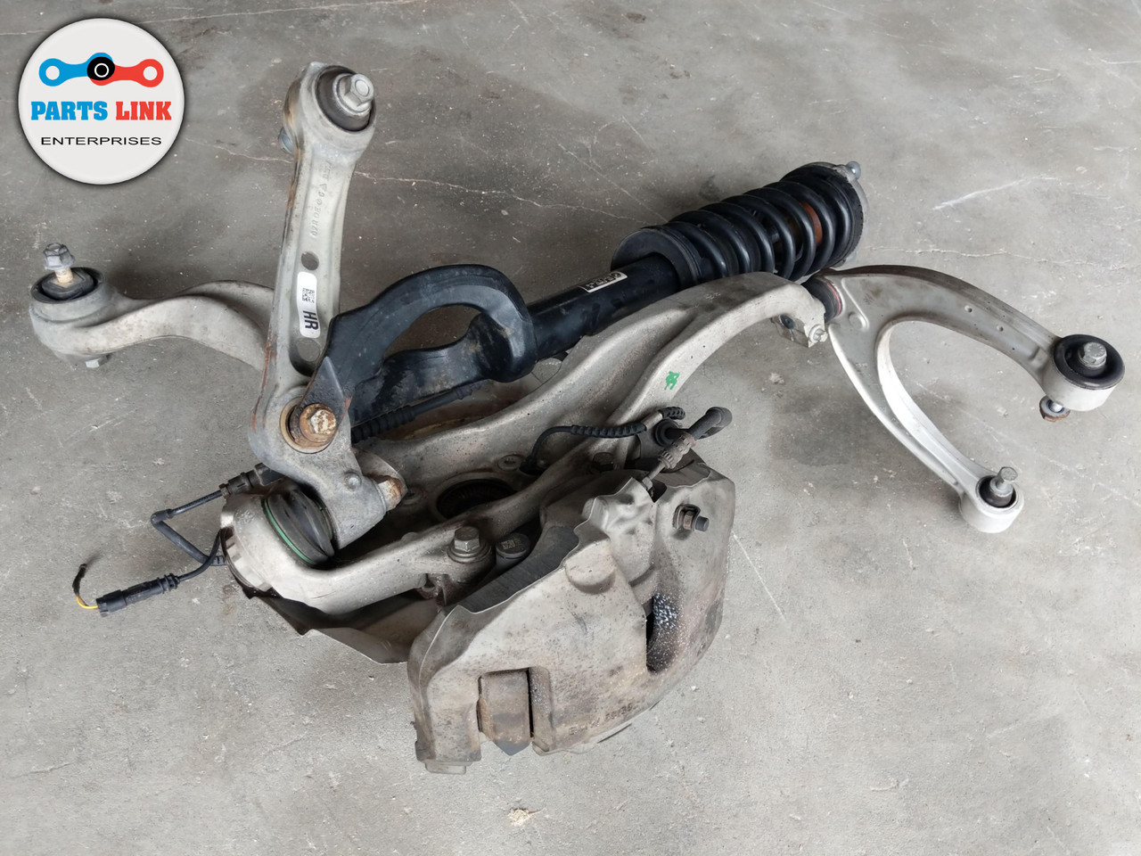 10-17 BMW 550I GT AWD FRONT RIGHT KNEE KNUCKLE SPINDLE HUB SHOCK ...