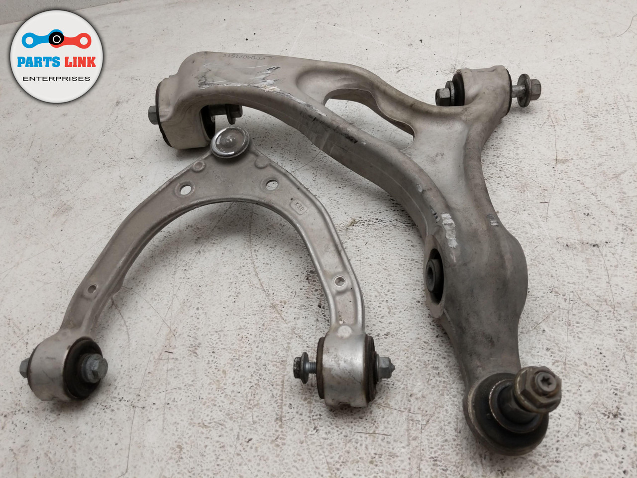 2011-2017 VOLKSWAGEN TOUAREG FRONT LEFT DRIVER UPPER LOWER CONTROL ARM ...