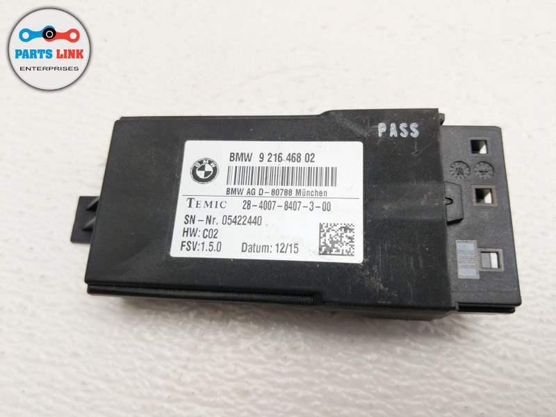 2014-2018 BMW X5 35I XDRIVE F15 FRONT RIGHT PASSENGER SEAT CONTROL ...