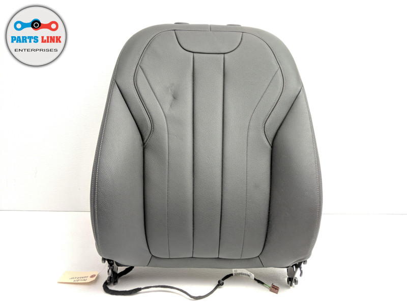 2015-18 BMW X5 FRONT RIGHT BACK REST SEAT CUSHION ASSY LEATHER UPPER ...