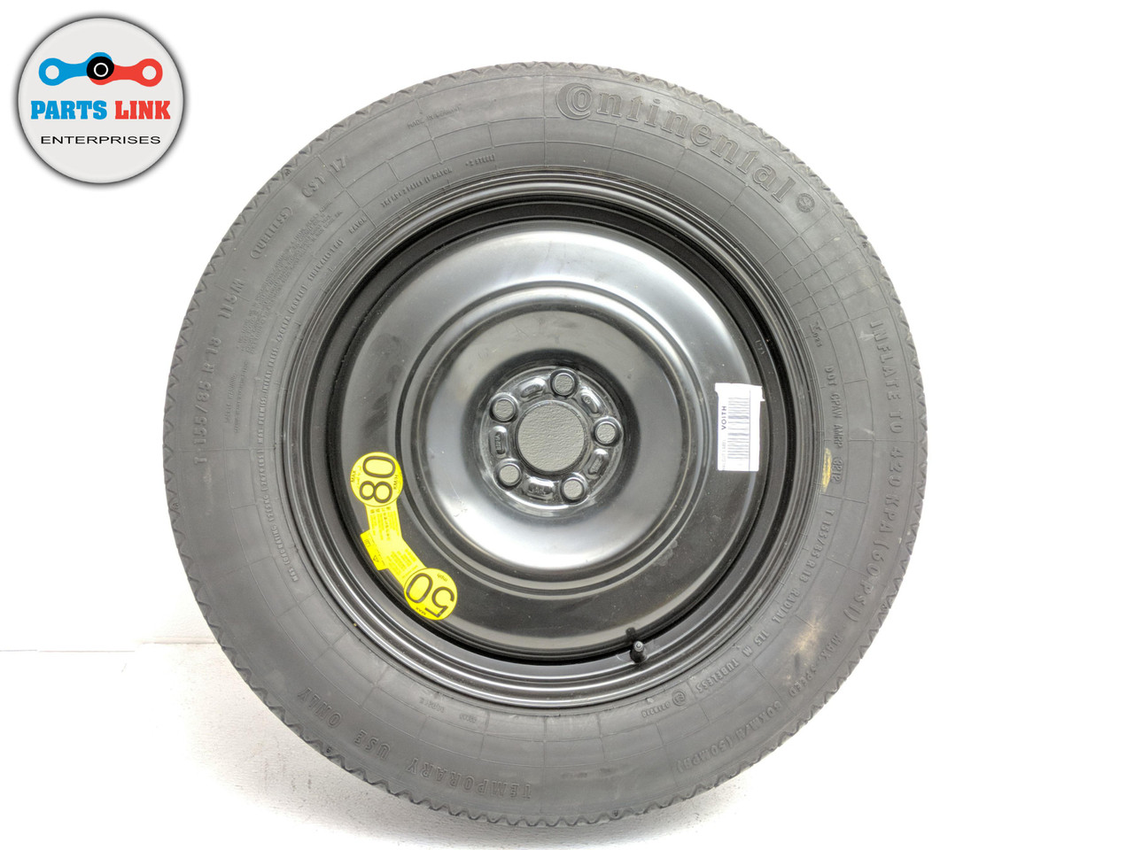 2012-2018 RANGE ROVER EVOQUE L538 COMPACT SPARE WHEEL RIM TIRE T155/85 ...