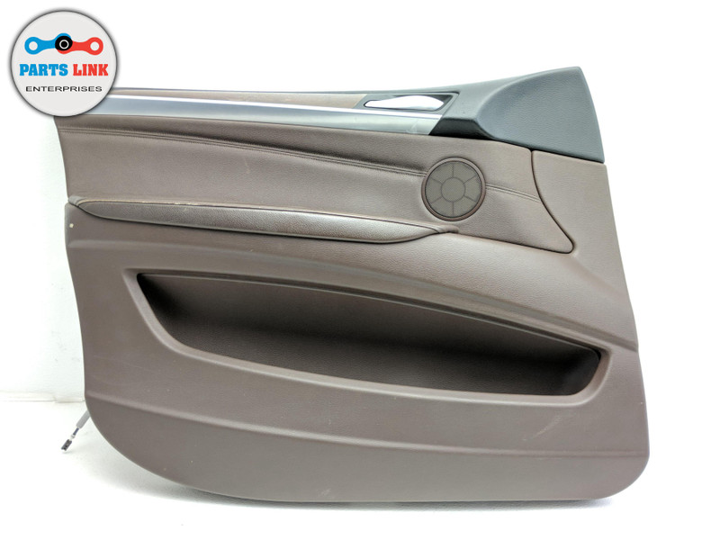 2007-2013 BMW X5 E70 FRONT LEFT DRIVER DOOR PANEL CARD TRIM SPEAKER ...