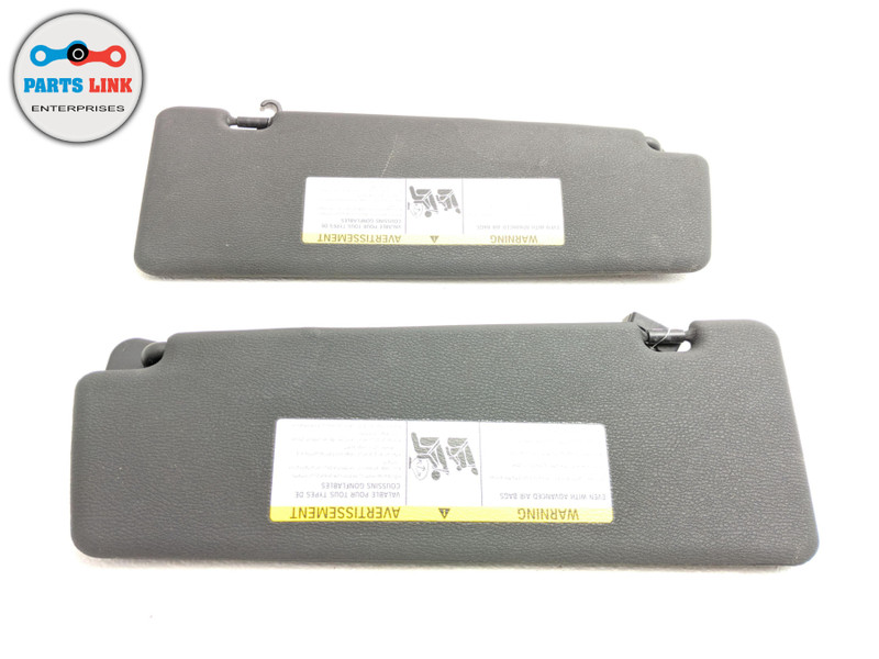 2011-2013 BMW X5 50I E70 FRONT LEFT & RIGHT WINDSHIELD SUN VISOR SHADE ...