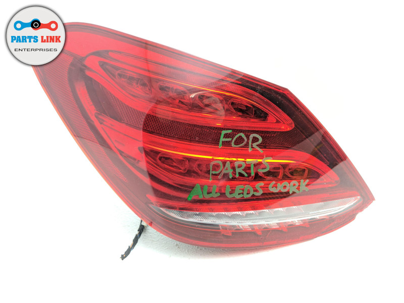 2016-2018 MERCEDES C63 AMG W205 REAR LEFT DRIVER TAIL LIGHT BRAKE LAMP ...