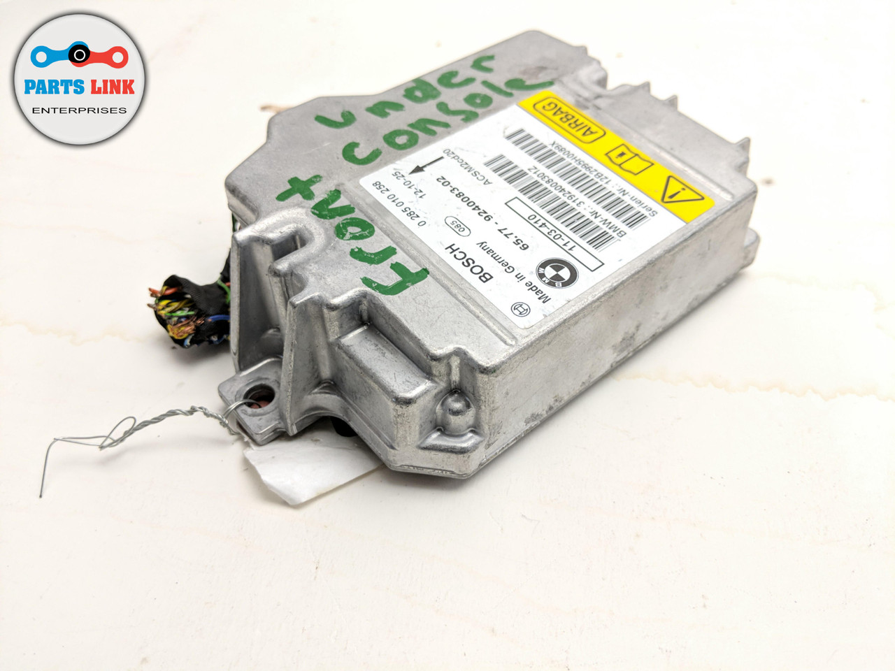 2013 BMW X1 CBX CONTROL MODULE COMPUTER SRS AIRBAG UNIT ECM X5 X6 128I 135I
