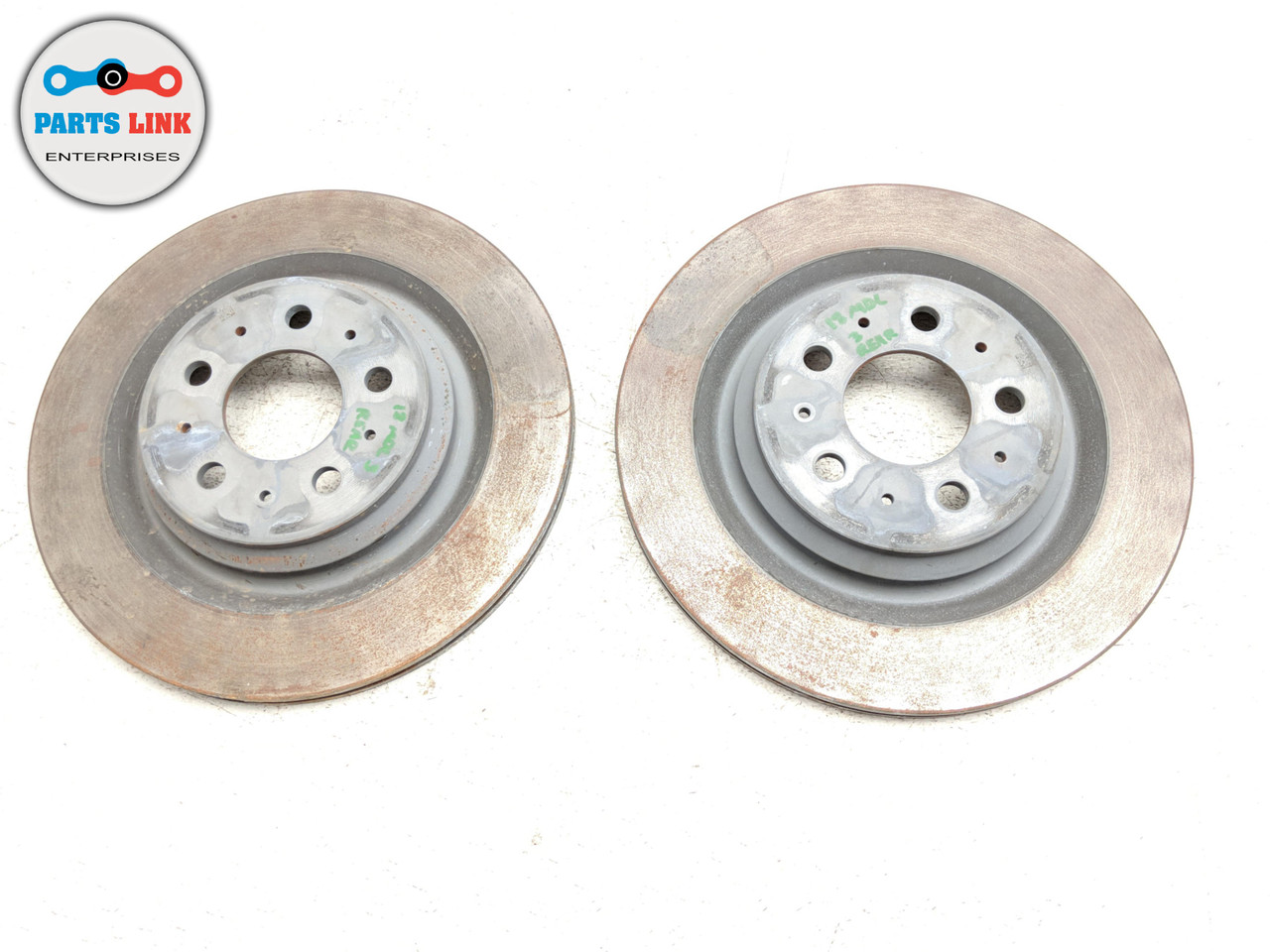 2017-2019 TESLA MODEL 3 LONG RANGE REAR BRAKE ROTOR DISC LEFT & RIGH ...