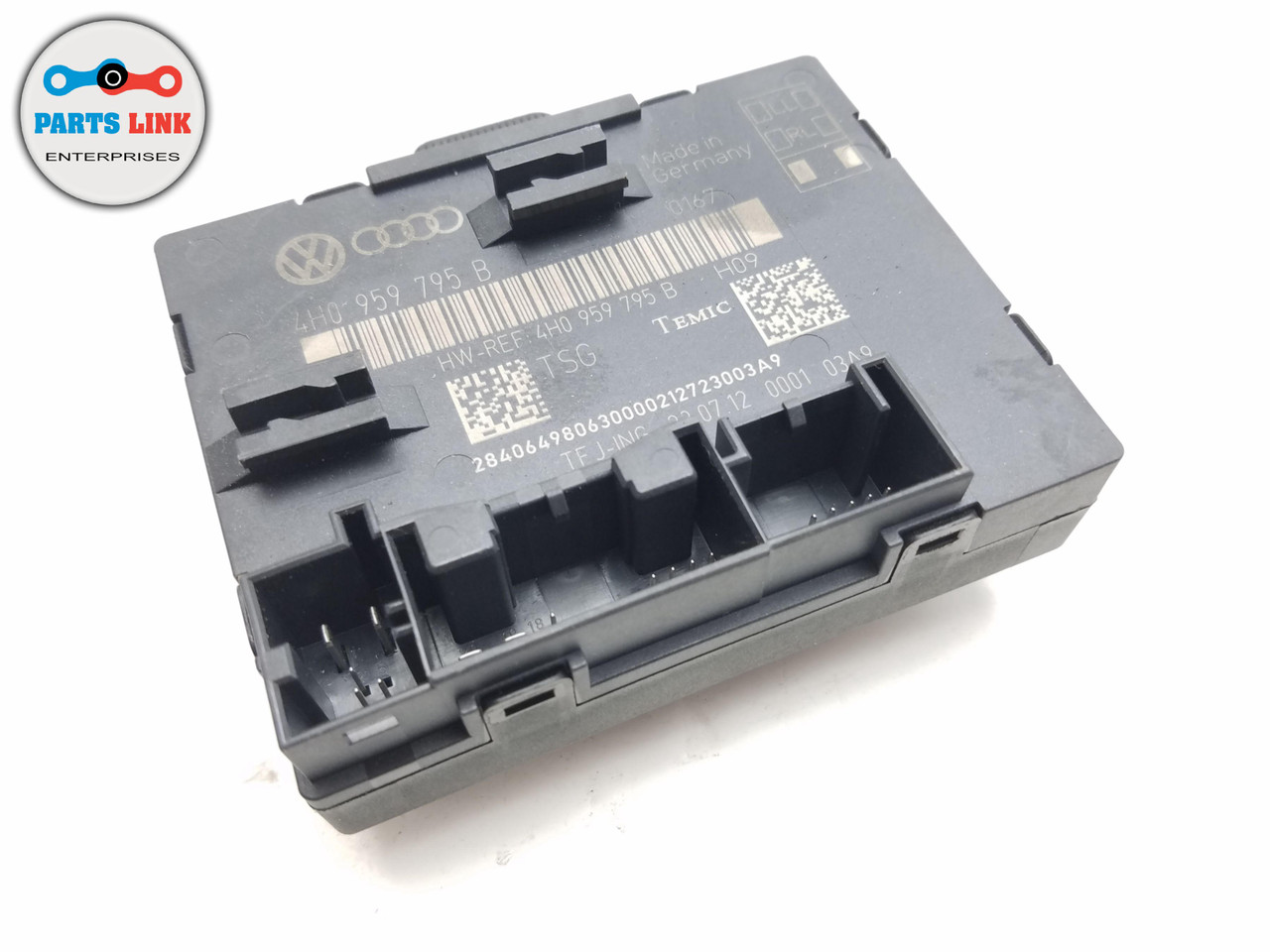 2011-2013 VW VOLKSWAGEN TOUAREG REAR DOOR CONTROL MODULE FITS RIGHT ...