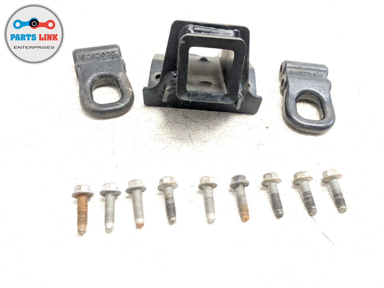 2003-2009 HUMMER H2 FRONT FRAME BUMPER TOW HITCH HOOK SIDE HOOKS SET ...