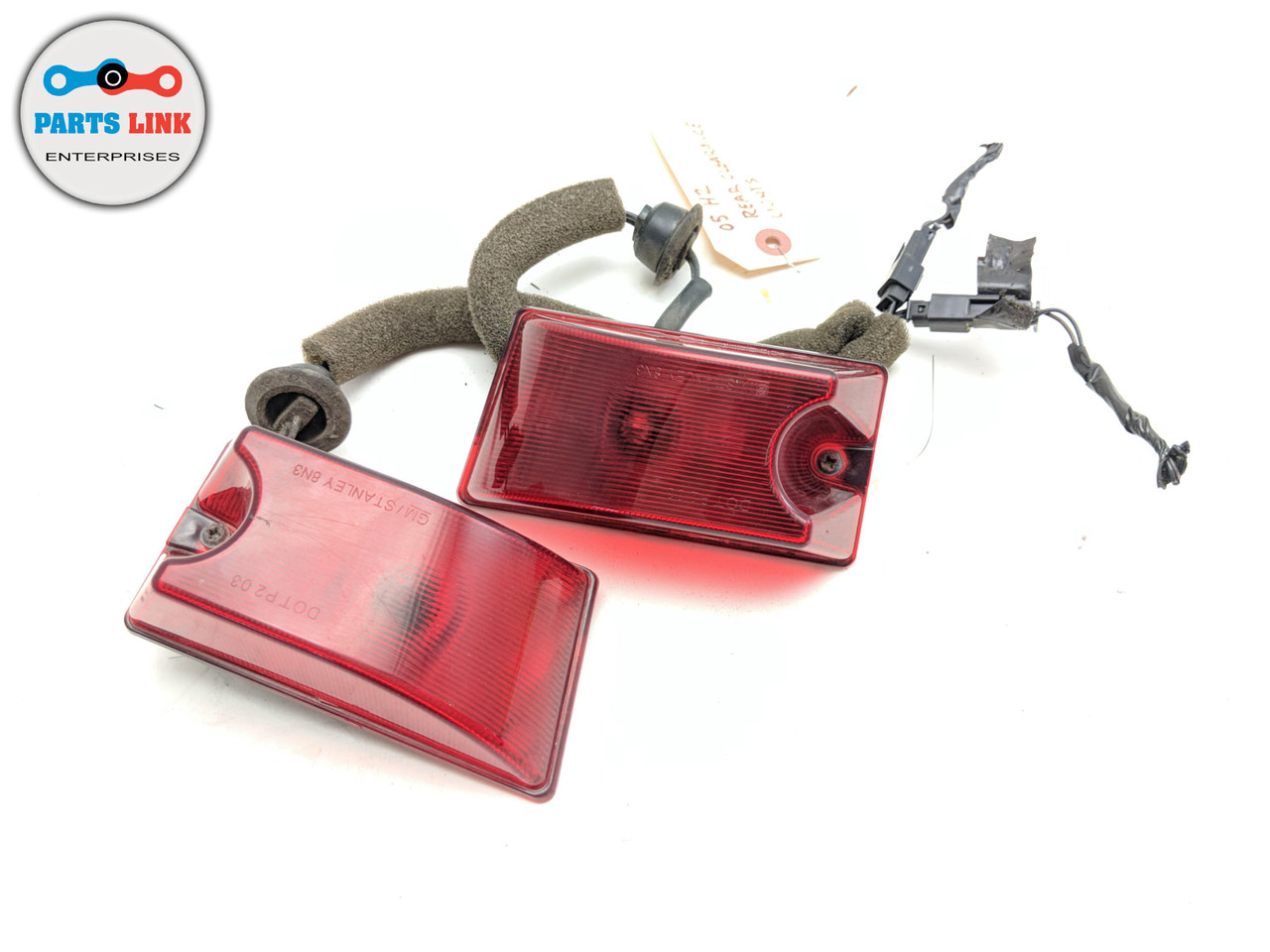 2003-2009 HUMMER H2 REAR RIGHT LEFT ROOF CLEARANCE MARKER LIGHTS LAMPS ...