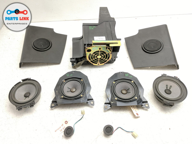 2003-2007 HUMMER H2 FRONT REAR AUDIO SPEAKER WOOFER TWEETER BOSE ...