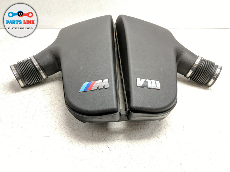 06-10 BMW M6 E63 5.0L V10 RIGHT LEFT S85 AIR INTAKE MANIFOLD BOX SET-2 ...