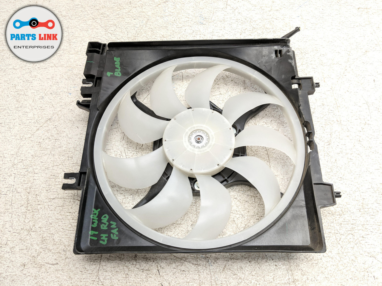 2017-2021 SUBARU WRX VA 2.0L ENGINE LEFT DRIVER RADIATOR FAN SHROUD ...