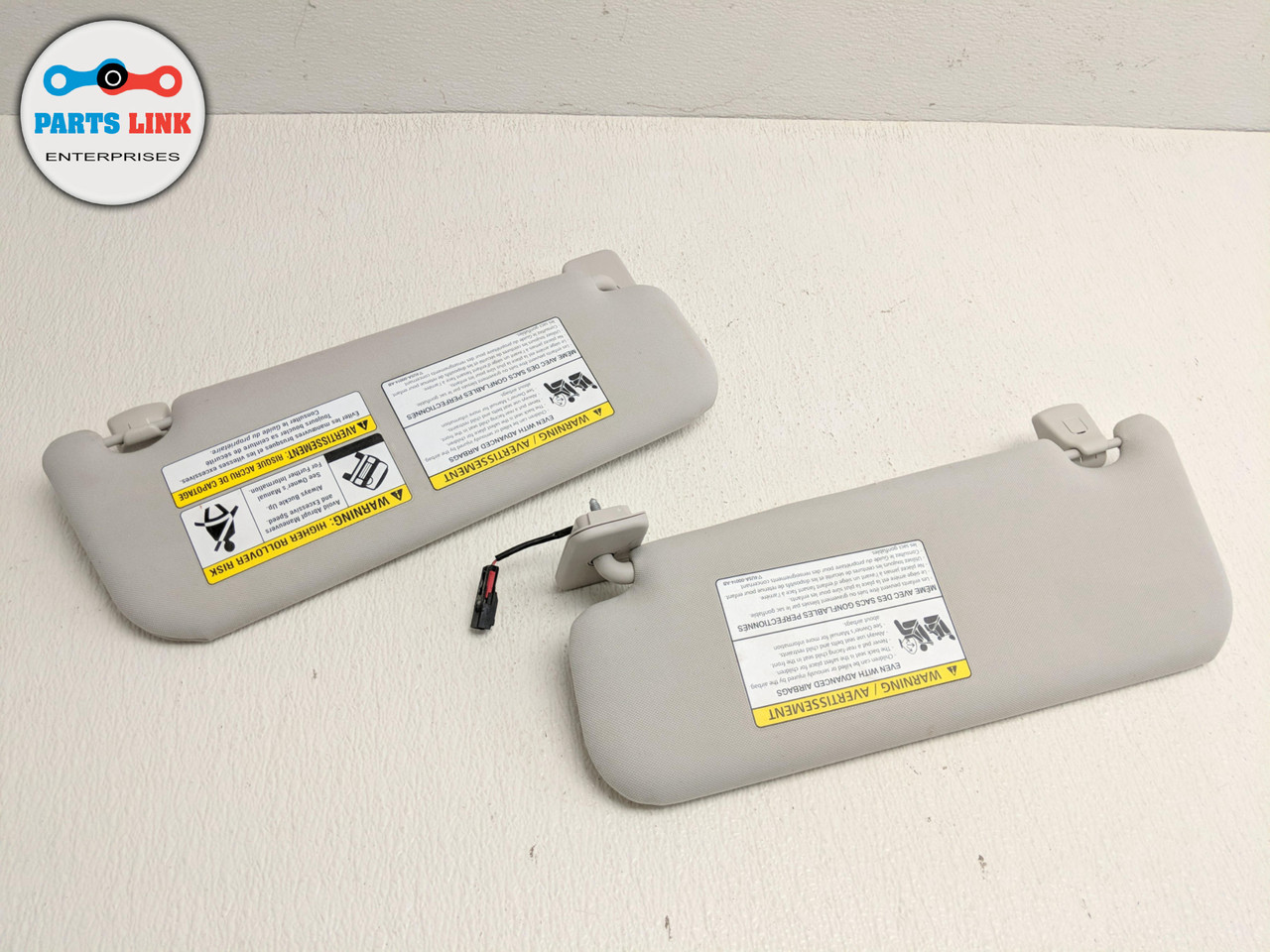 2018-2021 RANGE ROVER VELAR RIGHT LEFT WINDSHIELD SUN VISOR SHADE SET ...