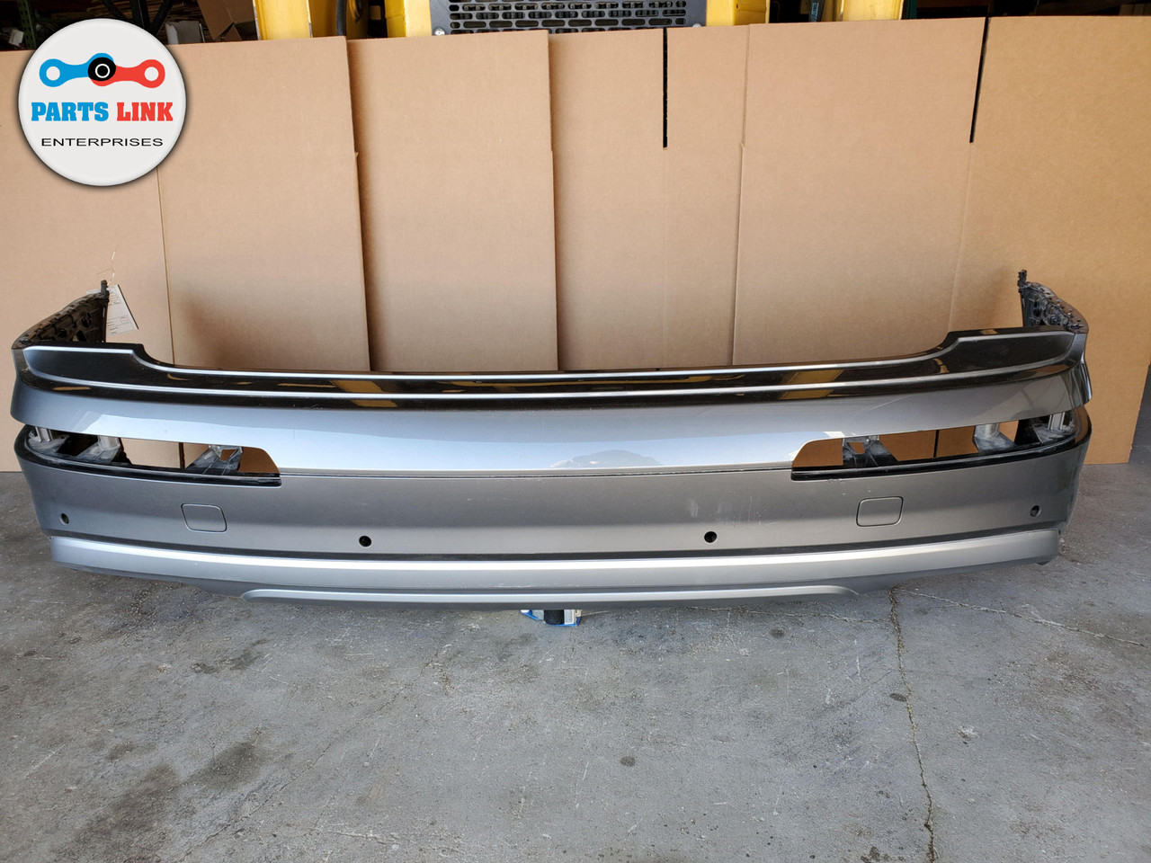 2017-2019 AUDI Q7 4M REAR UPPER LOWER BUMPER COVER SPOILER DEFLECTOR ...