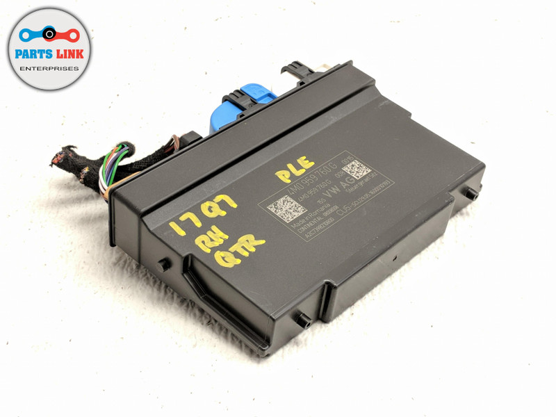 2017 AUDI Q7 4M REAR RIGHT QUARTER POWER SEAT CONTROL MODULE COMPUTER ...