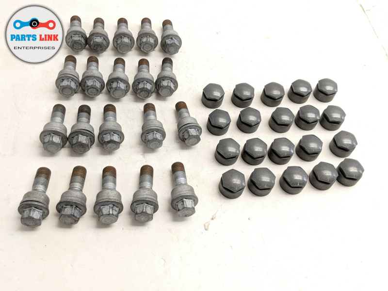 2017-2019 AUDI Q7 4M FRONT REAR WHEELS RIMS LUG NUT BOLT SET-40 Q3 Q5 OEM