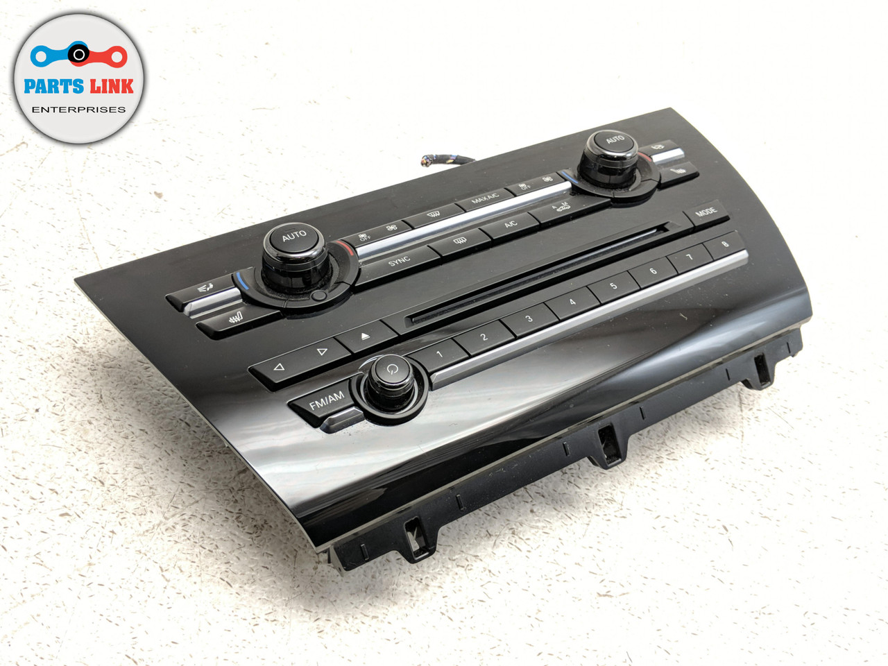 2014-2018 BMW X5 F15 DASH PANEL AC HEATER CLIMATE RADIO CONTROL SWITCH ...