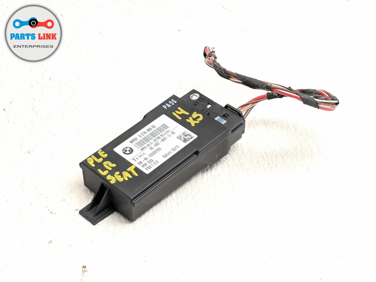 2014-2018 BMW X5 F15 REAR LEFT 2ND ROW HEATED SEAT CONTROL MODULE UNIT ...