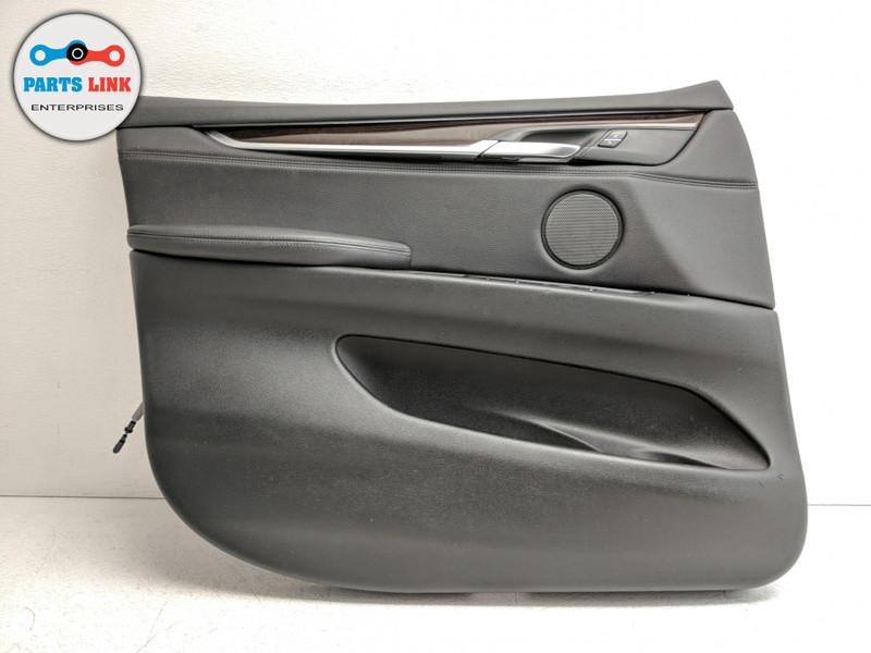 2014-2018 BMW X5 F15 FRONT LEFT INNER DOOR TRIM PANEL HANDLE SPEAKER ...
