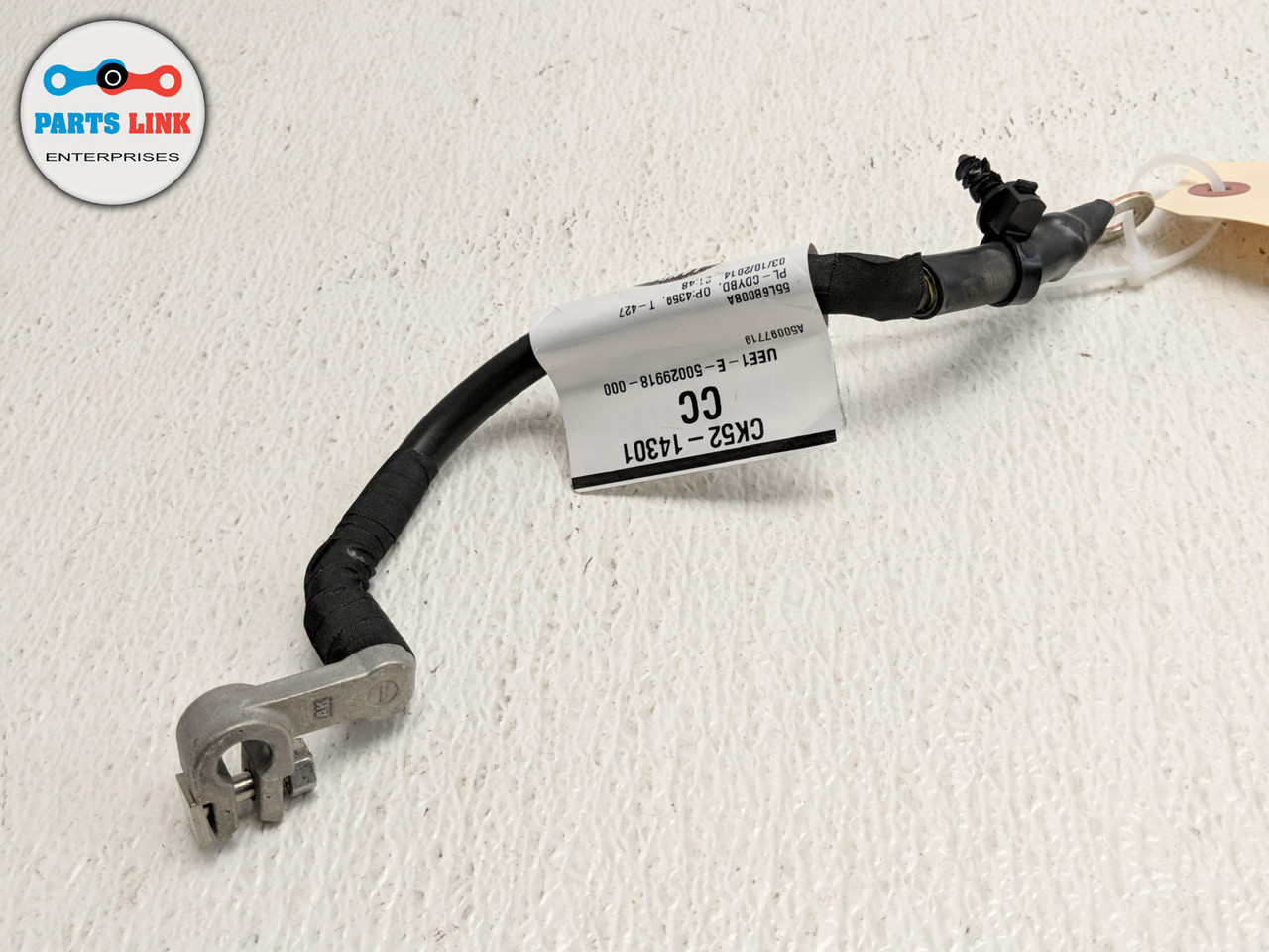 2013-2015 RANGE ROVER L405 AUXILIARY BATTERY NEGATIVE GROUND CABLE WIRE ...