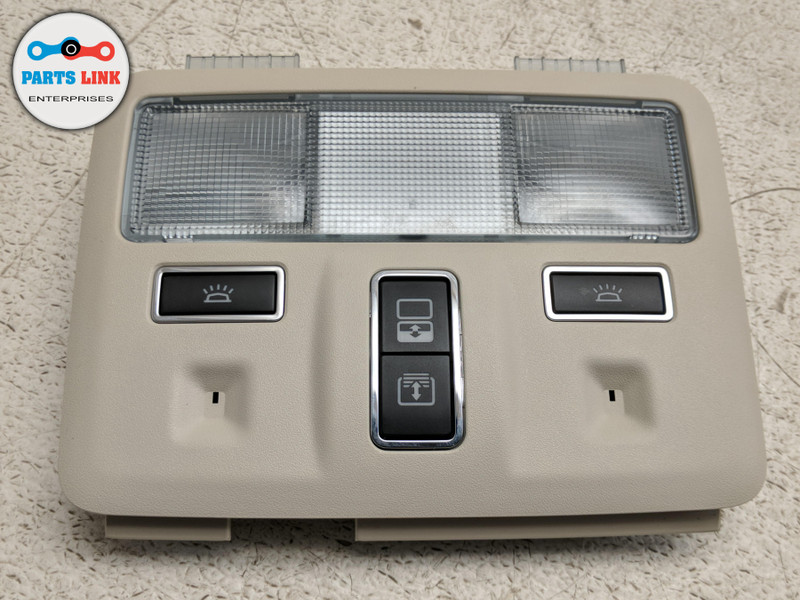 2010-2016 JAGUAR XJ X351 REAR DOME LIGHT OVERHEAD CONSOLE SUNROOF SHADE ...