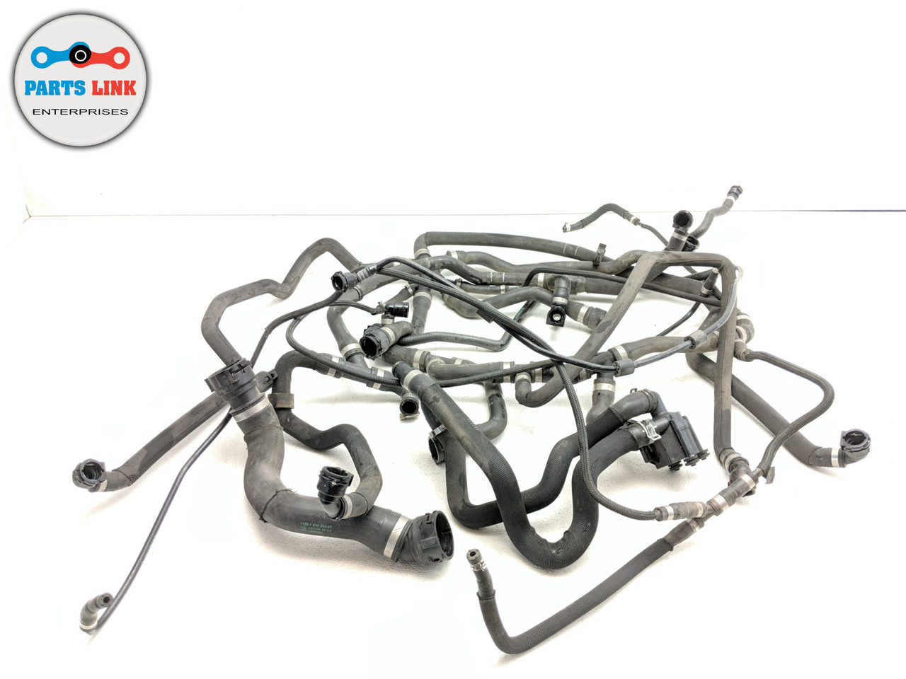 2103-2016 BMW M5 F10 S63 ENGINE RADIATOR COOLANT AUX WATER PUMP HOSES ...