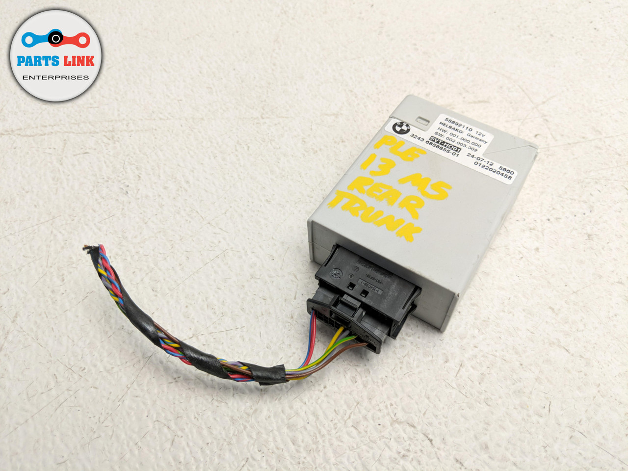 2013-2016 BMW M5 F10 TRUNK POWER STEERING SERVOTRONIC CONTROL MODULE ...
