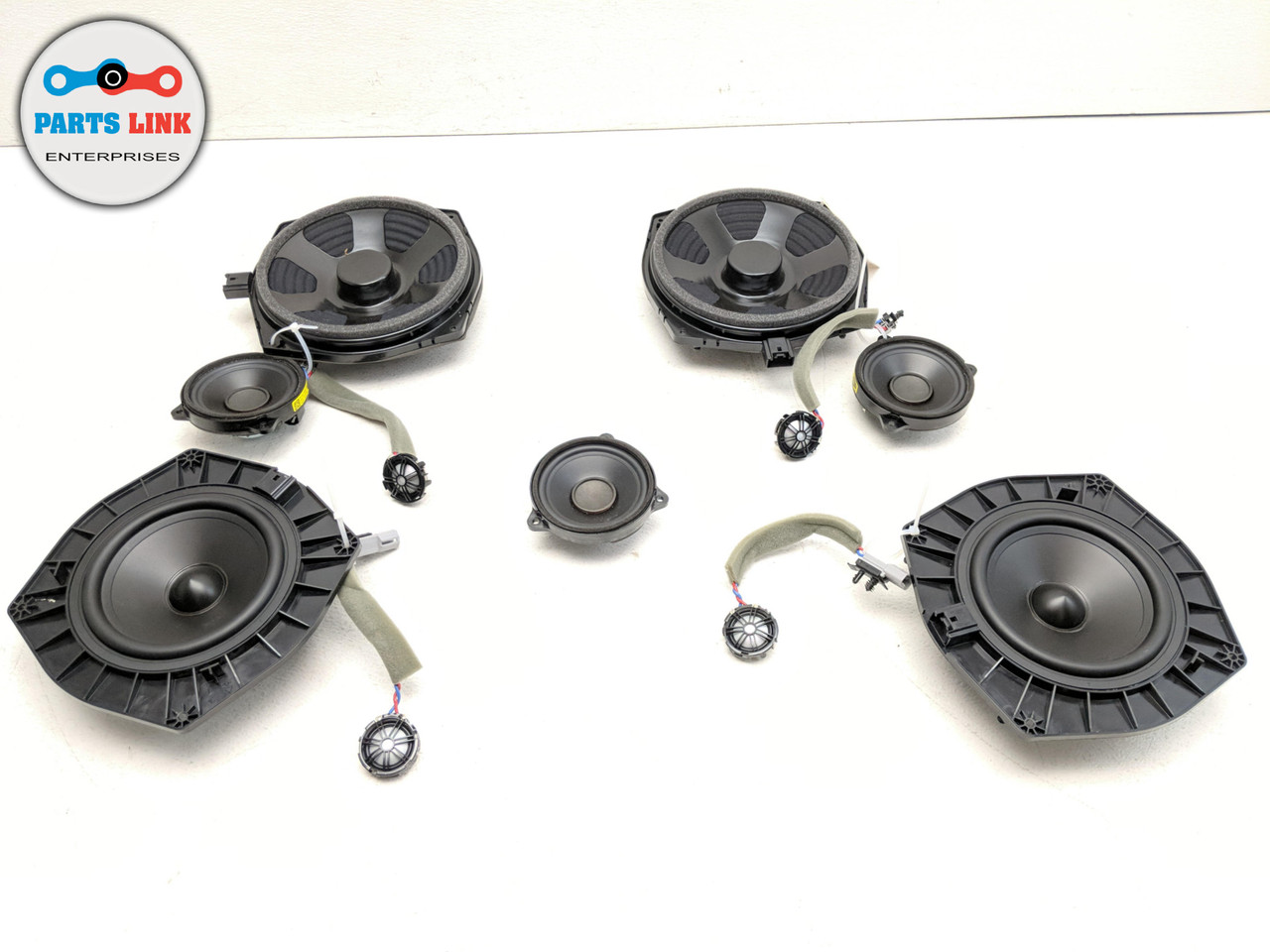 2017-20 LAND ROVER DISCOVERY FRONT REAR AUDIO SOUND SPEAKER TWEETER SET ...