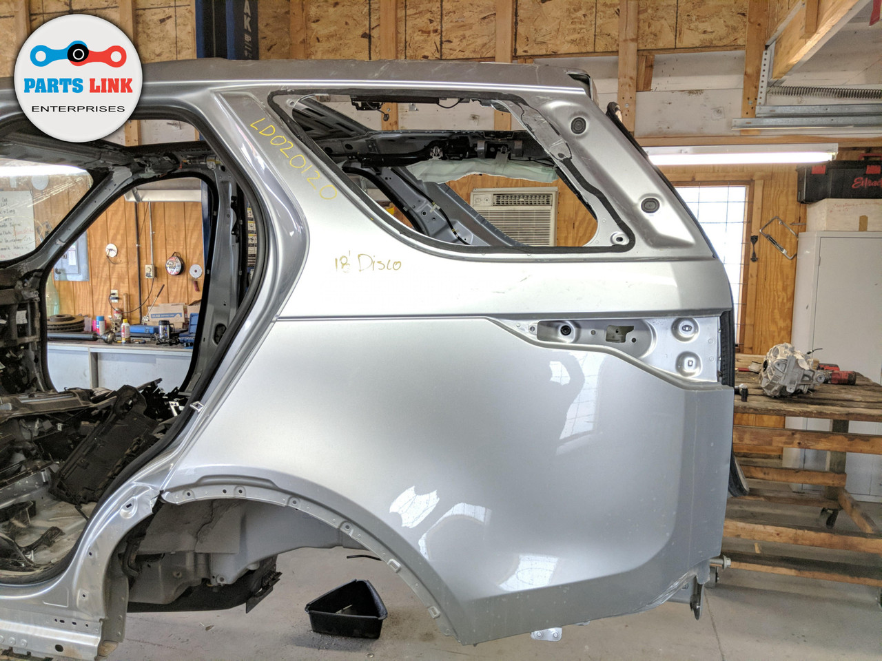 17-19 LAND ROVER DISCOVERY L462 REAR LEFT QUARTER PANEL FRAME BODY ...