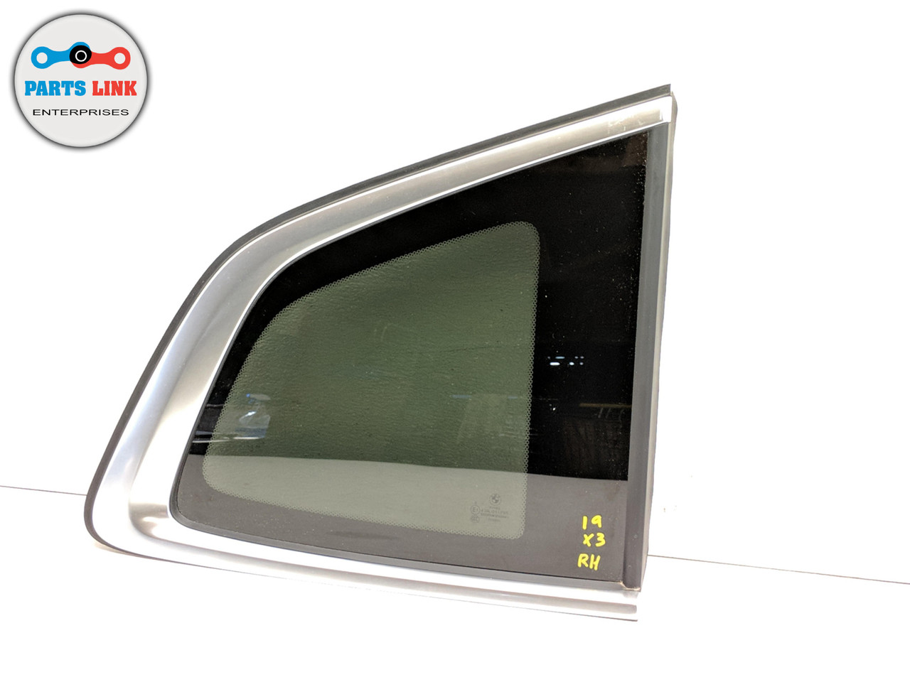 2018-2021 BMW X3 G01 REAR RIGHT QUARTER WINDOW VENT GLASS MOLDING TRIM ...