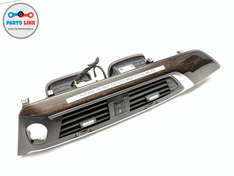 2018-2021 BMW X3 G01 CENTER DASH BOARD AC VENT GRILL OAK WOOD TRIM ...