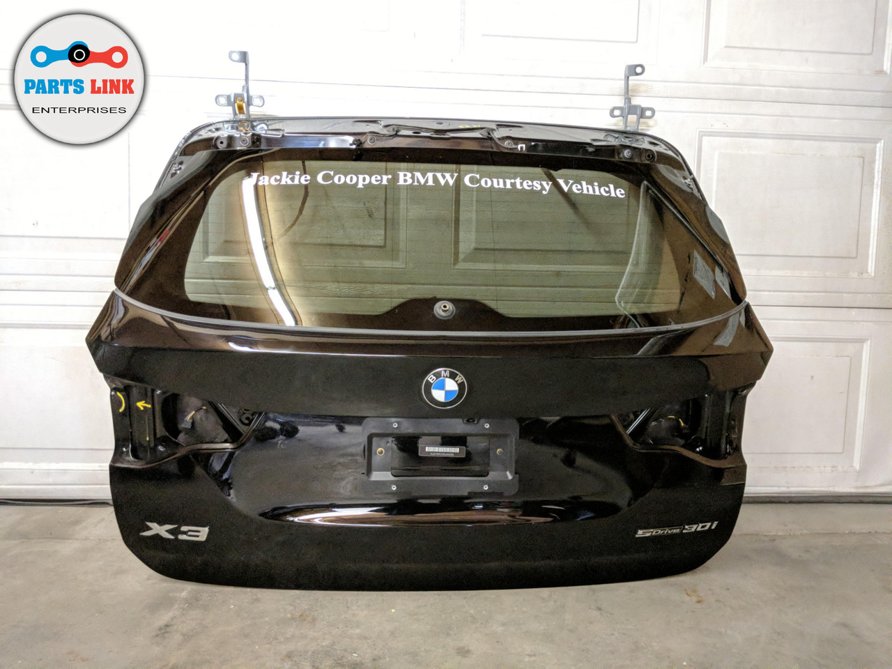 2018-2019 BMW X3 G01 REAR TRUNK DECK LID LIFT TAILGATE SHELL GLASS TRIM ...