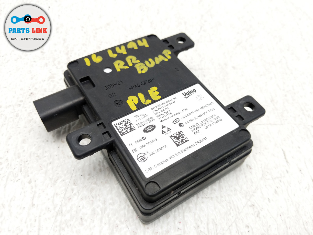 14-16 RANGE ROVER SPORT L494 REAR RIGHT BUMPER LANE CHANGE ASSIST RADAR ...