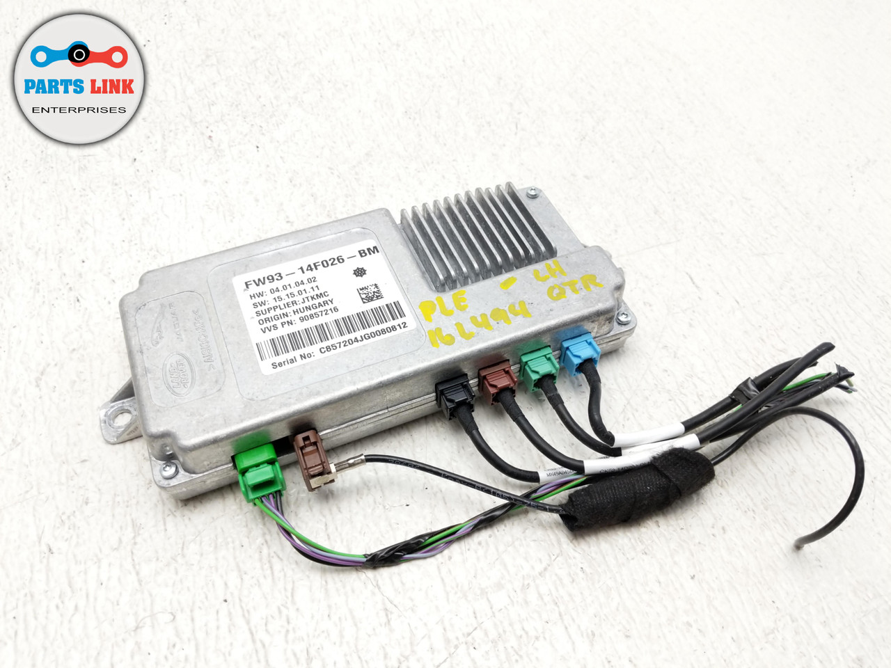 2016 RANGE ROVER SPORT L494 REAR LEFT SURROUND VIEW CAMERA CONTROL ...