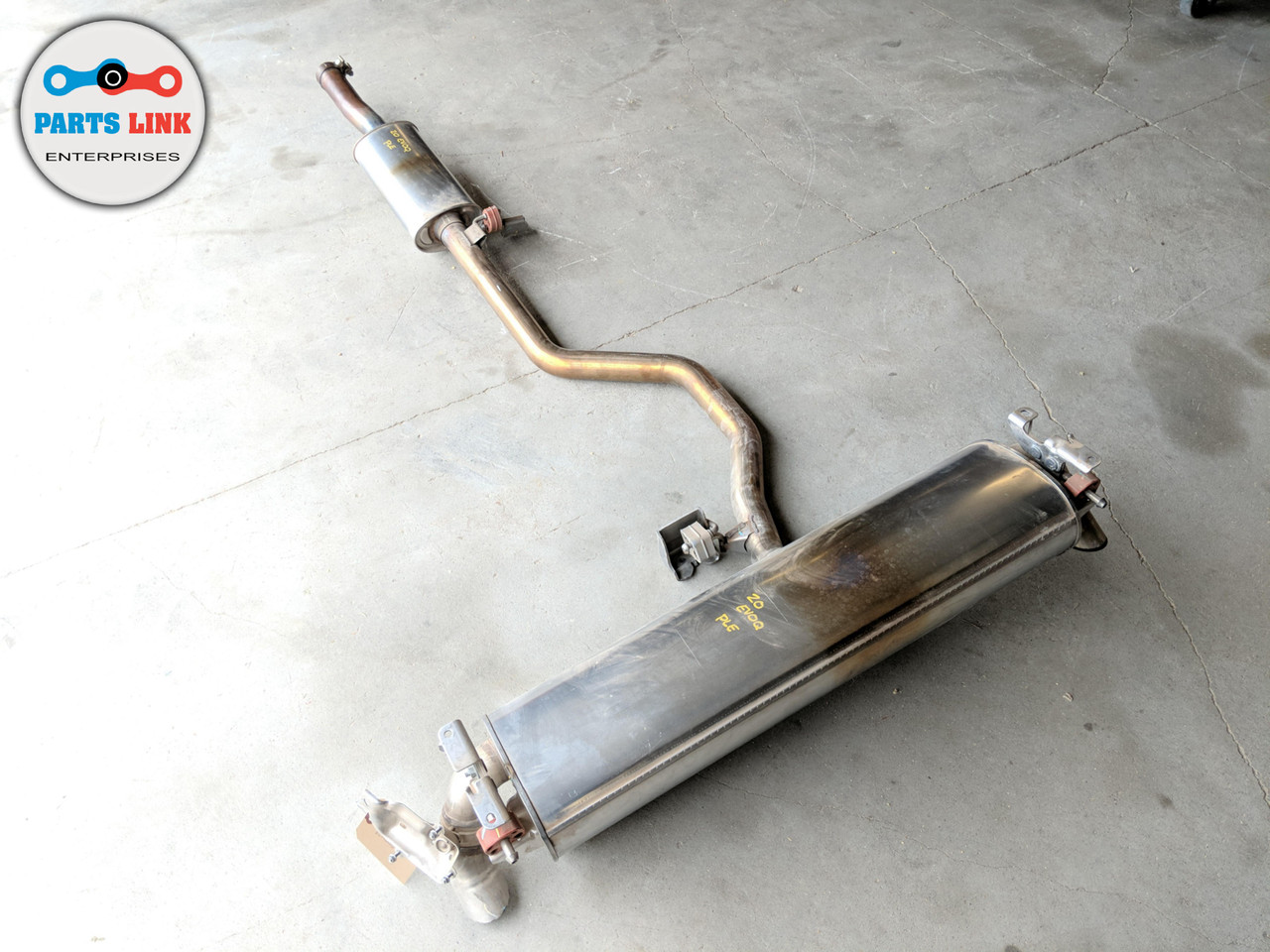 2018-20 RANGE ROVER EVOQUE GAS REAR EXHAUST MUFFLER BAFFLE PIPE ...