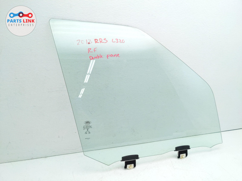 2010-2013 RANGE ROVER SPORT L320 FRONT RIGHT DOOR WINDOW GLASS DOUBLE ...