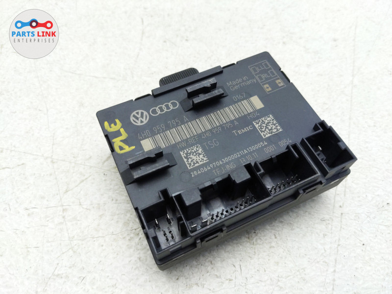 2011-2012 AUDI A8L D4 REAR RIGHT OR LEFT DOOR WINDOW CONTROL MODULE ...