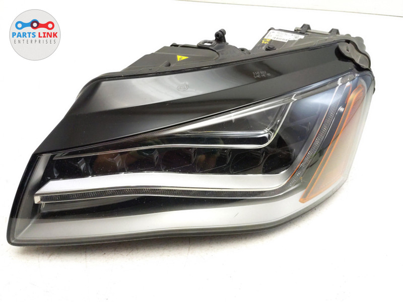 2011-2014 AUDI A8L S8 D4 LEFT DRIVER HEADLIGHT FULL LED LAMP BALLAST ...