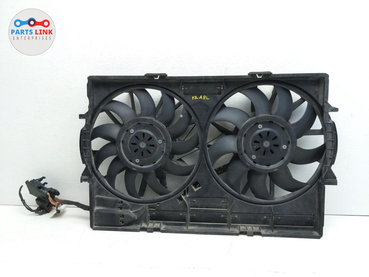11-18 AUDI A8L S8 D4 4.2 ENGINE MOTOR COOLING RADIATOR FAN SHROUD ...